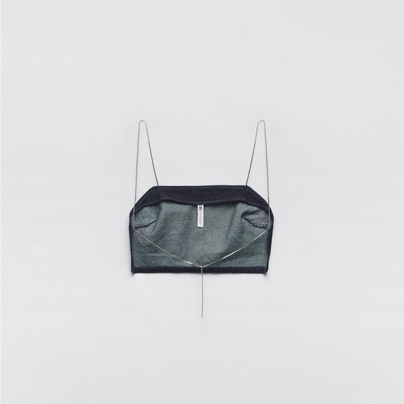 Zara | Tops | Zara Rhinestone Top | Poshmark